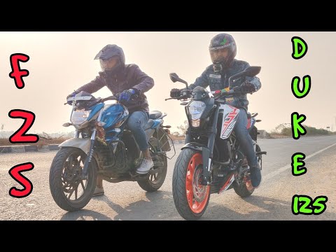 DUKE 125 vs Yamaha FZS | DRAG | TOP END | Highway Battle - YouTube