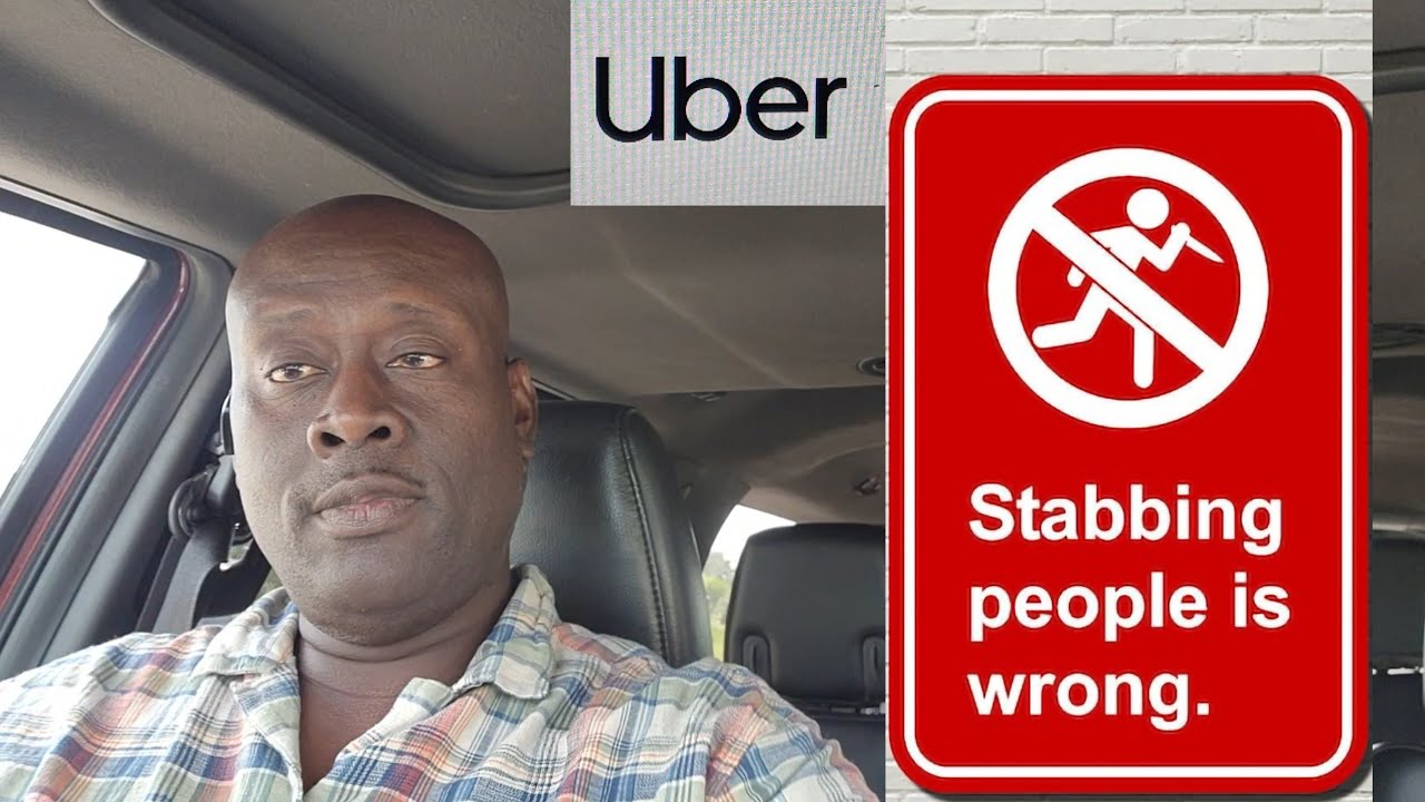 Angry Uber Driver Accused of Seriously Poking Two Passenger - YouTube