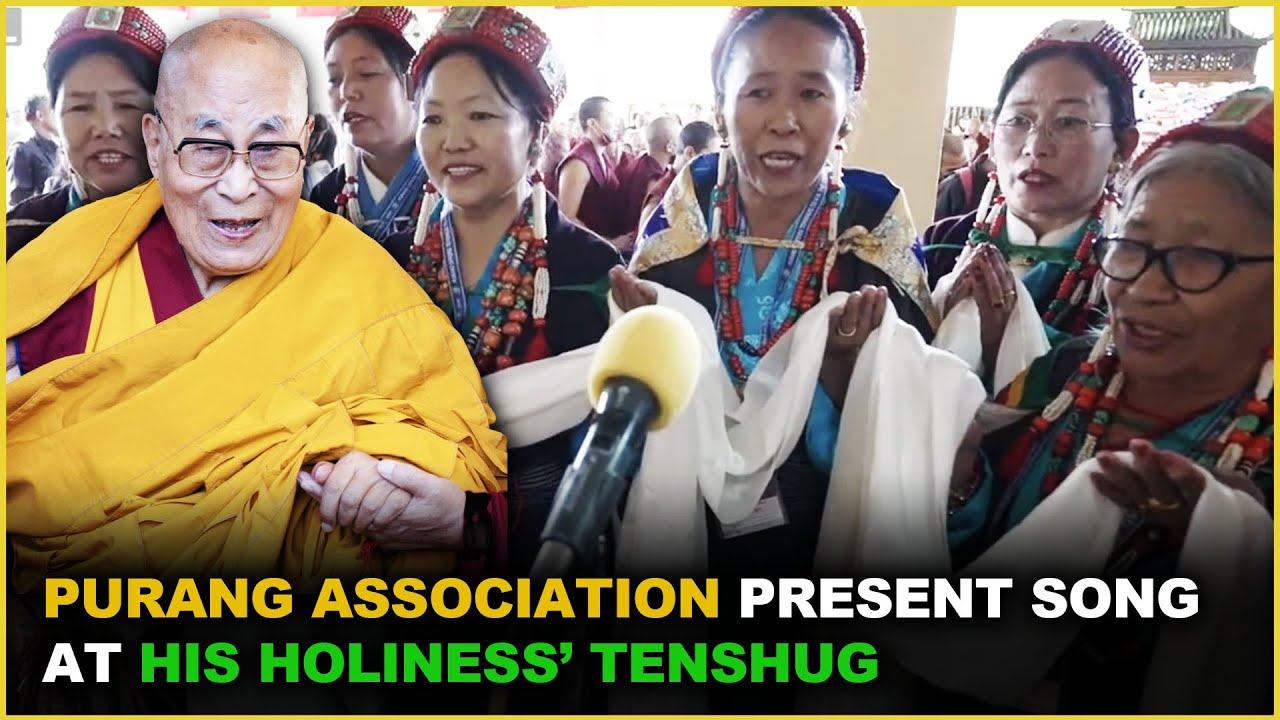 Beautiful Purang Song for His Holiness the Dalai Lama at his Tenshug ...