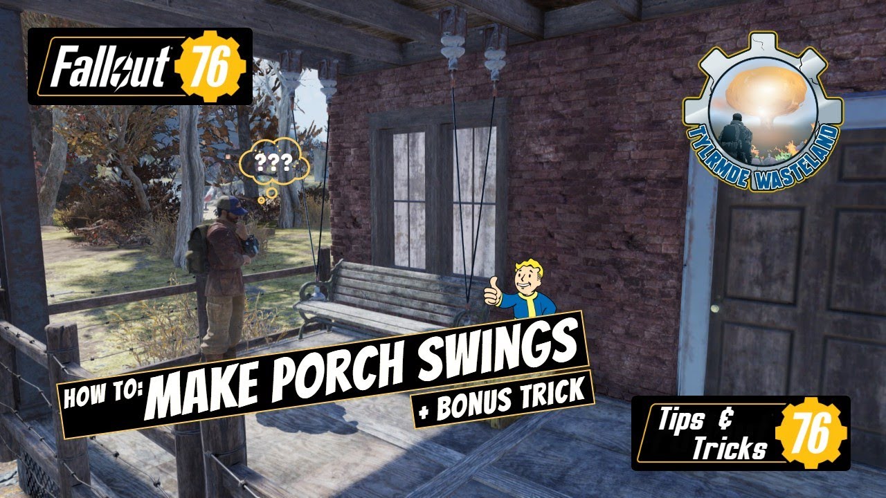 Fallout 76 - Tutorials: Porch Swing - YouTube