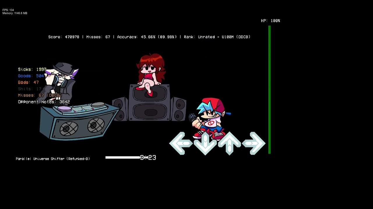 FNF vs camellia REFUNKED Parallel Universe Shifter - YouTube