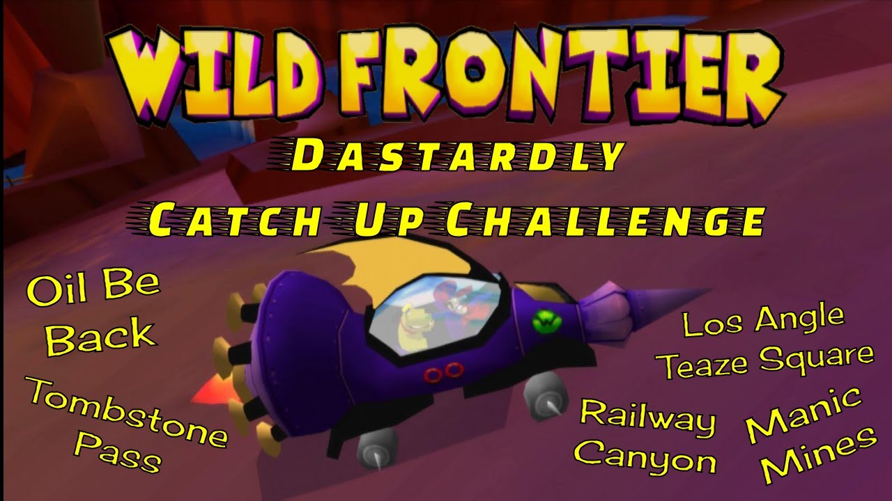 Wild Frontier Dastardly Catch-Up Challenge | Wacky Races Starring ...
