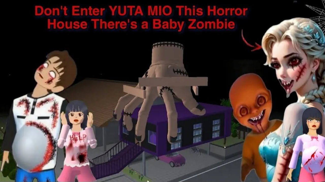 Don't Enter YUTA MIO This Horror House There's a Baby Zombie👹😱🏡 l ...
