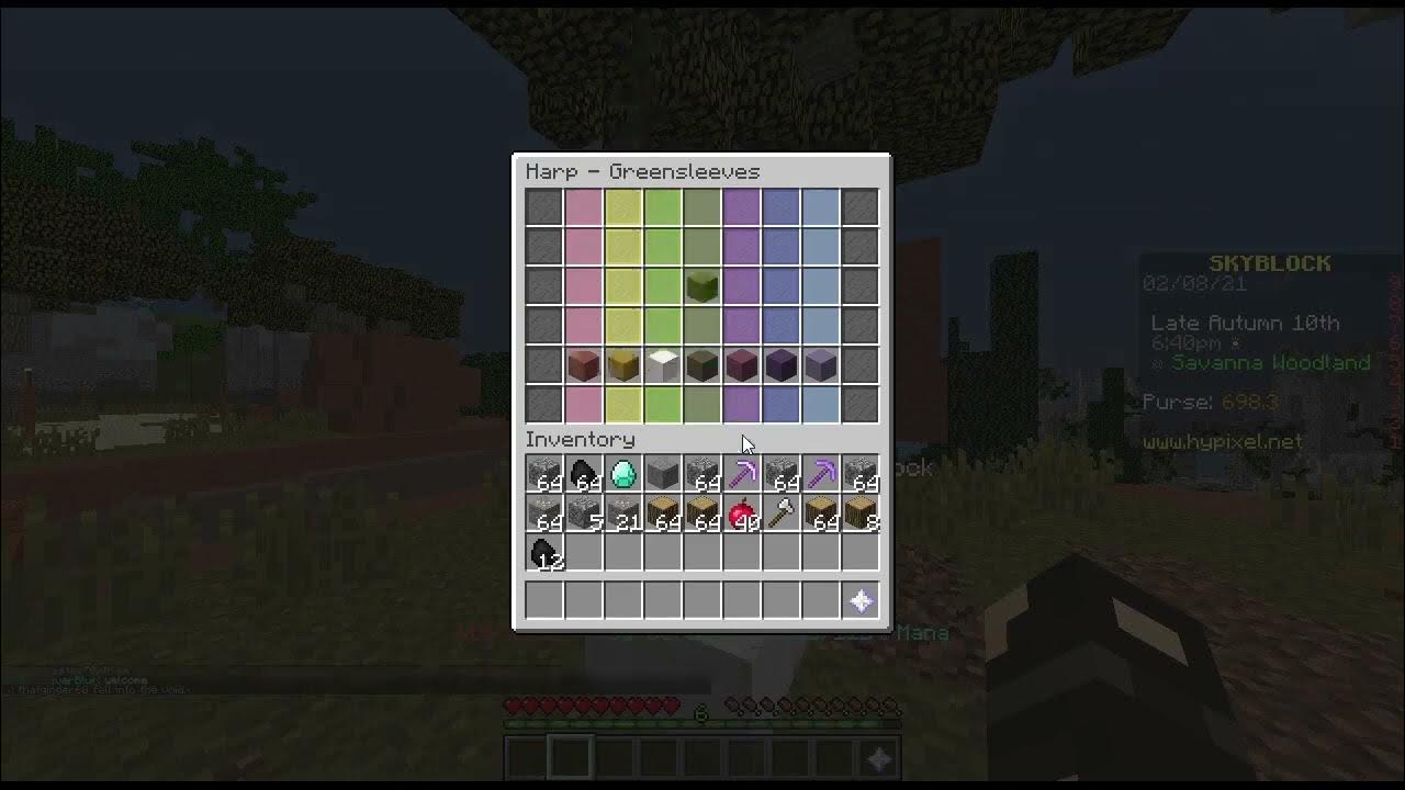 HYPIXEL HARP MELODY MACRO BOT TUTORIAL 2023 EASY ACCESSORY ACCESS HYPIXEL SKYBLOCK - YouTube