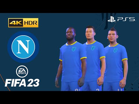 FIFA 23 on PS5 - NAPOLI FC - PLAYER FACES AND RATINGS - 4K60FPS ...