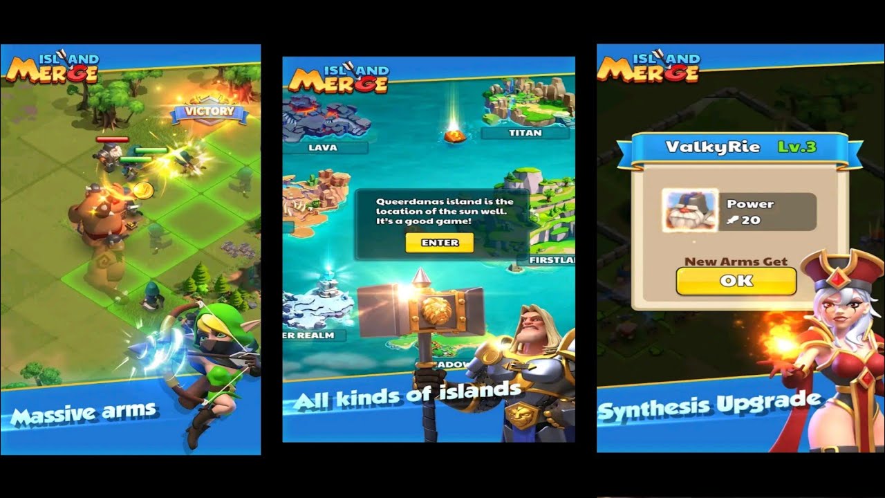 Merge Island - Merge/ Strategy Gameplay - YouTube