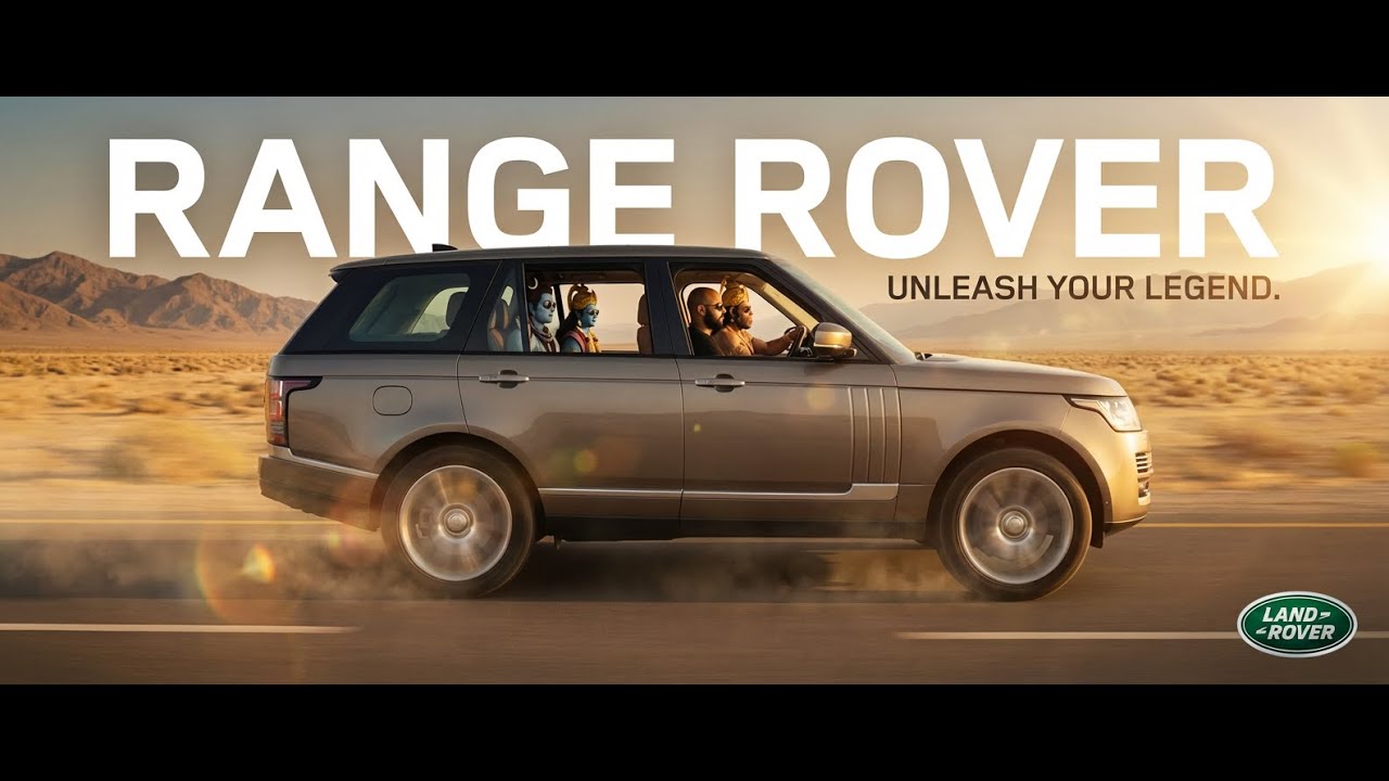 Cinematic AI Ad : Range Rover | Gods in Car - YouTube