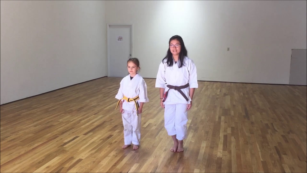 Karate Etiquette -How to Kneel and Bow - YouTube