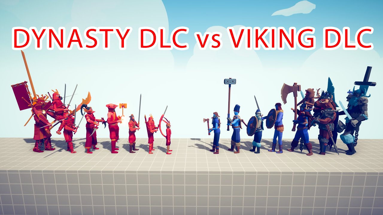 DYNASTY DLC Team vs VIKING DLC Team - Totally Accurate Battle Simulator ...
