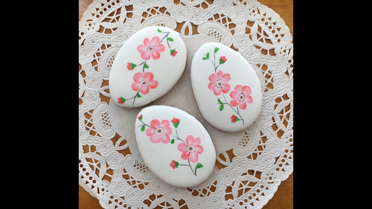 Egg-Shaped Cookies. Egg-Shaped Cookies Painted with Simple, Easy ...