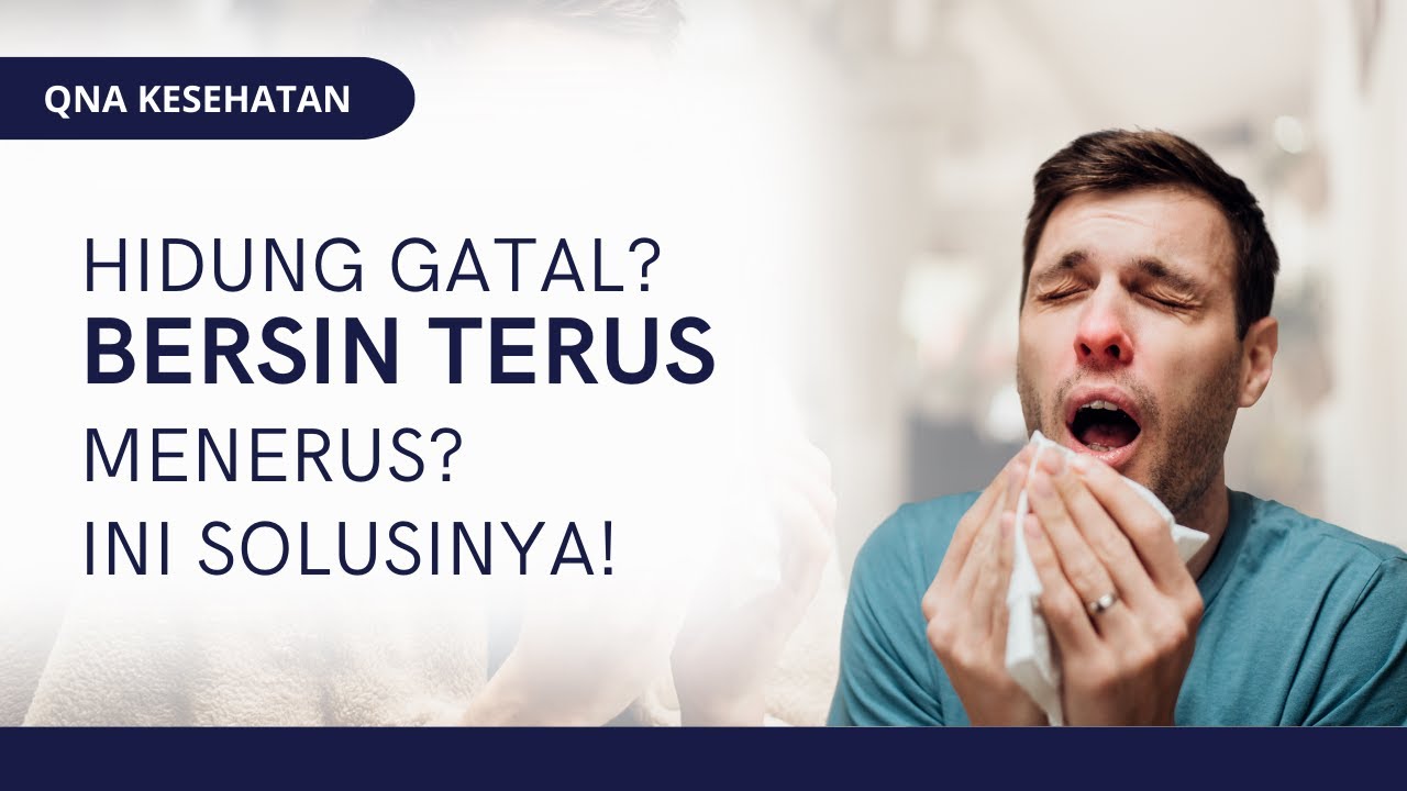 Hidung Gatal? Bersin Terus Menerus? Inilah Solusinya! | QNA KESEHATAN ...
