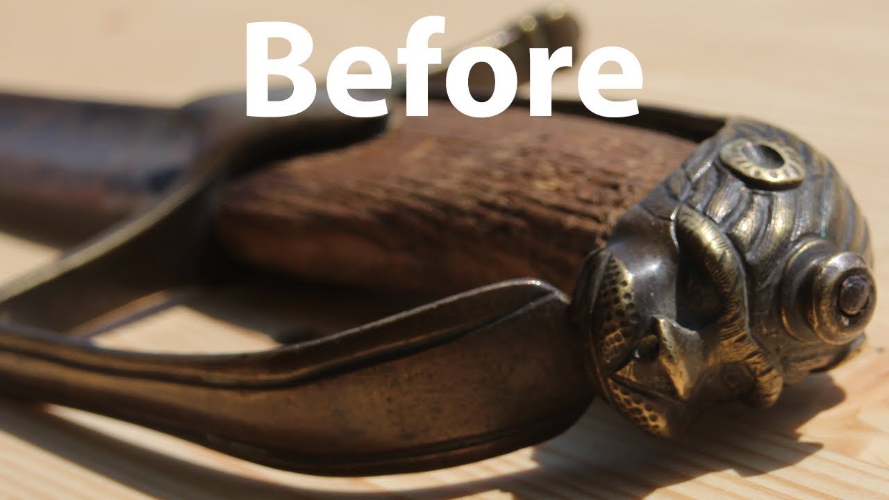 Restoring old and rusty pirate sword | Restoration time lapse - YouTube