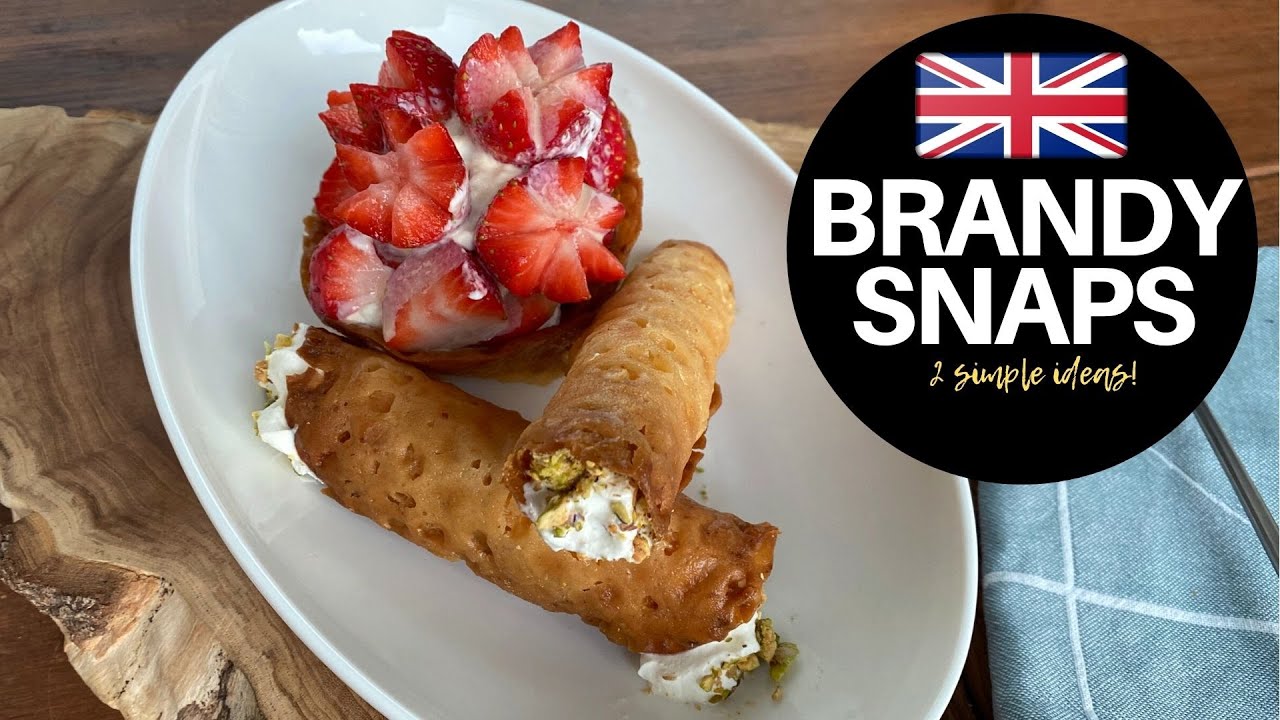 British Brandy snaps recipe - YouTube