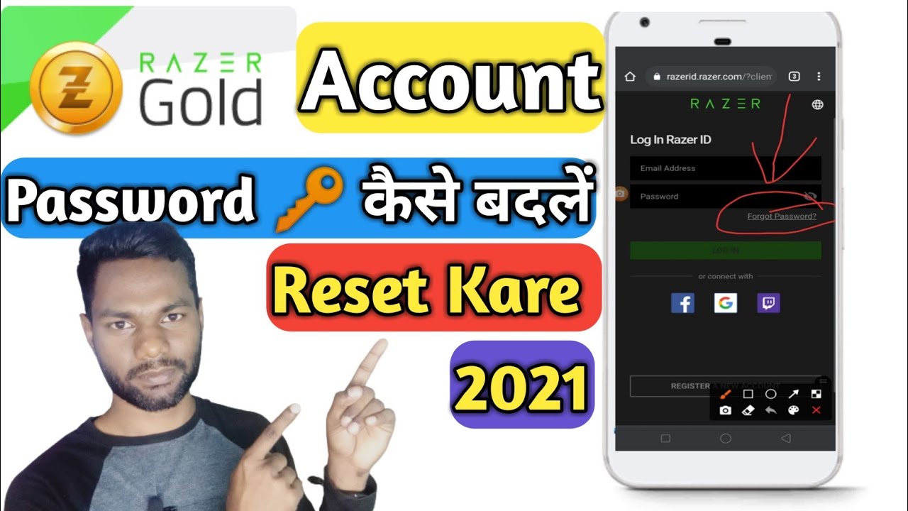 How To Change Razer Gold Password 2021 | Razer Gold Ka Password kaise ...