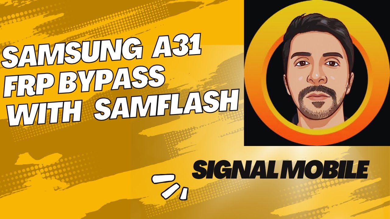 samsung A31 (a315f) Frp bypass - Frp remove With SamFlash - YouTube
