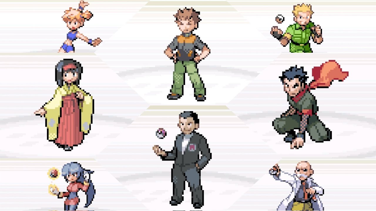 Red Sprite Pokemon Fire Gym Gyms / Pokemon Red/blue Leefgreen/firered
