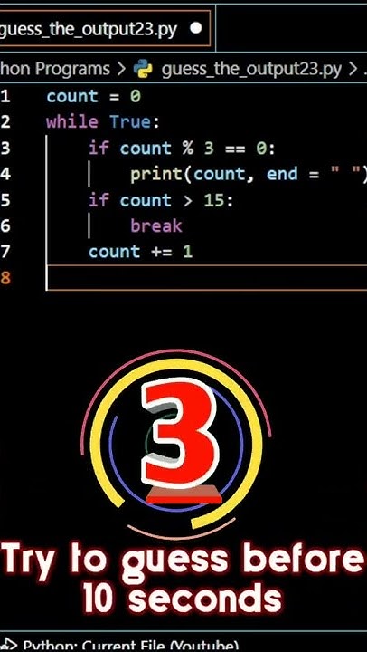 🧠guess The Output Of The Python🐍program🤔23 Shorts Youtube