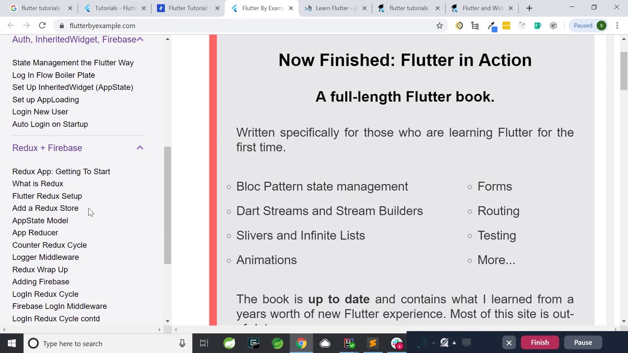flutter tutorial link - YouTube