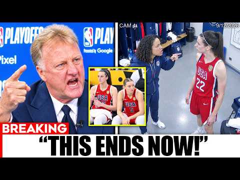 Larry Bird REFUSES To Stay Silent As He GOES MENTAL At Team USA Coach Over Caitlin Clark!
