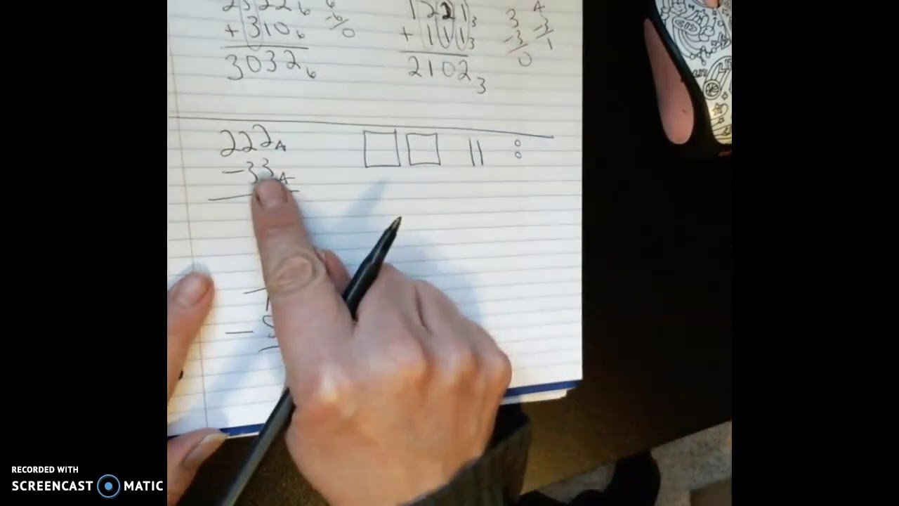 Adding And Subtracting In Other Bases Answers Page 4 YouTube Adding And Subtracting In Other Bases Answers Page 4 YouTube