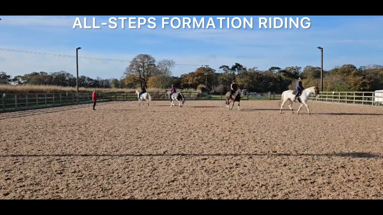 Willow Farm EC 09/11/25 All-Steps Formation Riding clinic - YouTube
