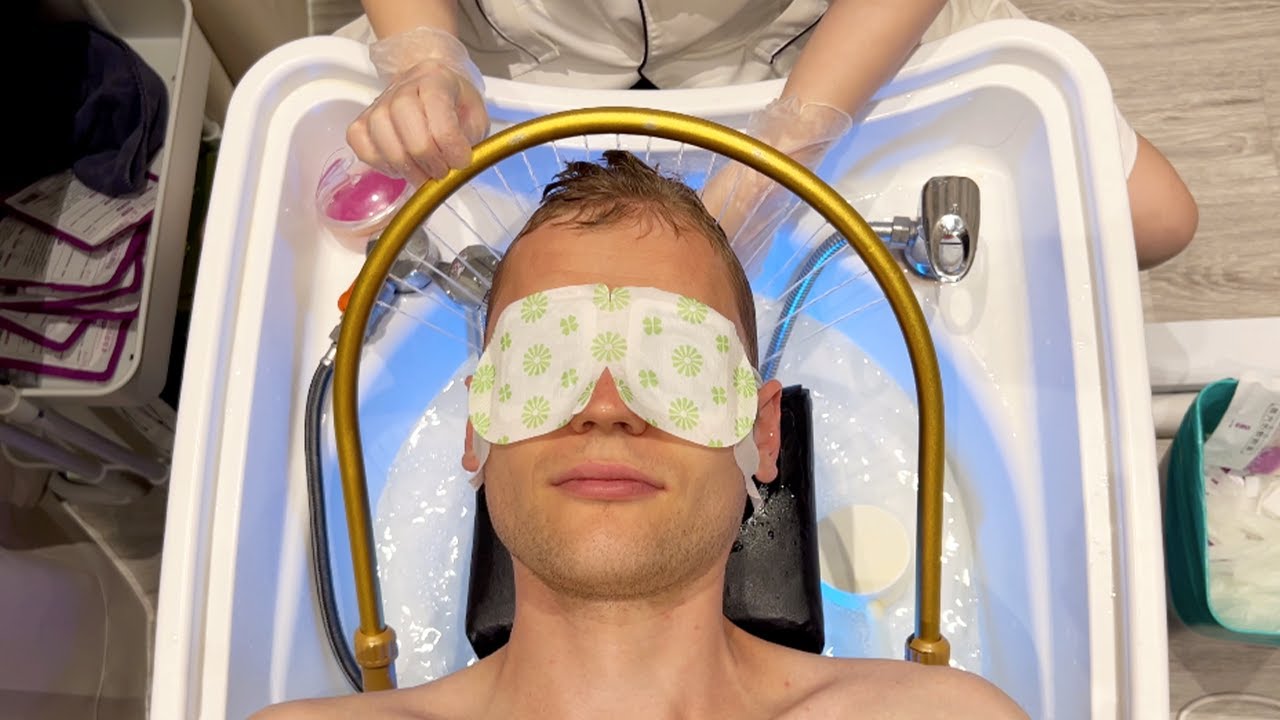 Unbelievable HEAD SPA WATER MASSAGE sends me to Heaven 😇 Scalp Analysis ...