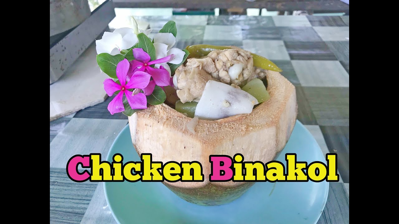 Chicken Binakol | Chicken Cooked in Buko Juice | iLonggo Inspired Recipe #chicken #buko #tips # ...