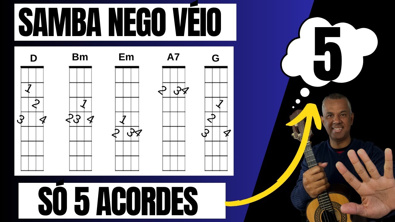 SAMBA COM 5 ACORDES NO CAVAQUINHO | TONINHO SORRISO | DIPLOMATAS DO ...