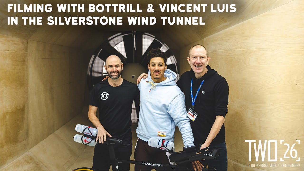 Matt Bottrill Fits Pro Triathlete Vincent Luis in the Silverstone Wind ...