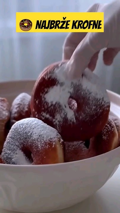 NAJBRŽE DOMAĆE KROFNE - YouTube