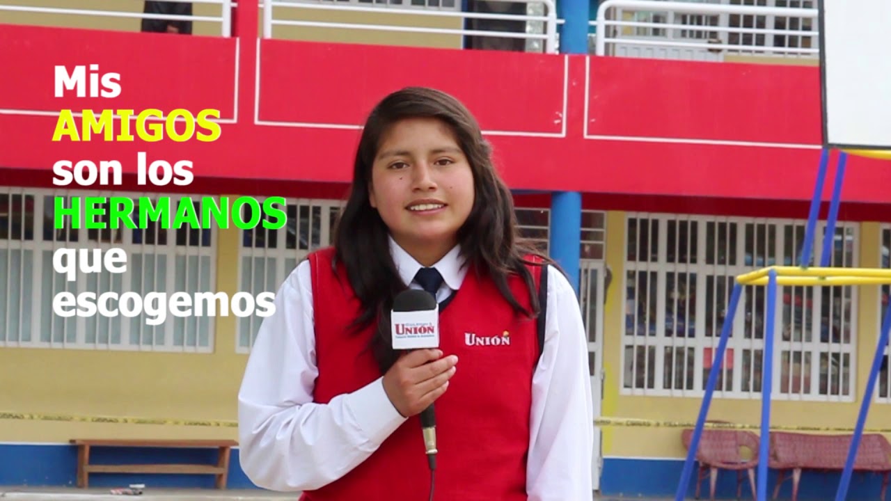 Estefania MEZA QUISPE en el colegio UNIÓN de Huancayo - YouTube