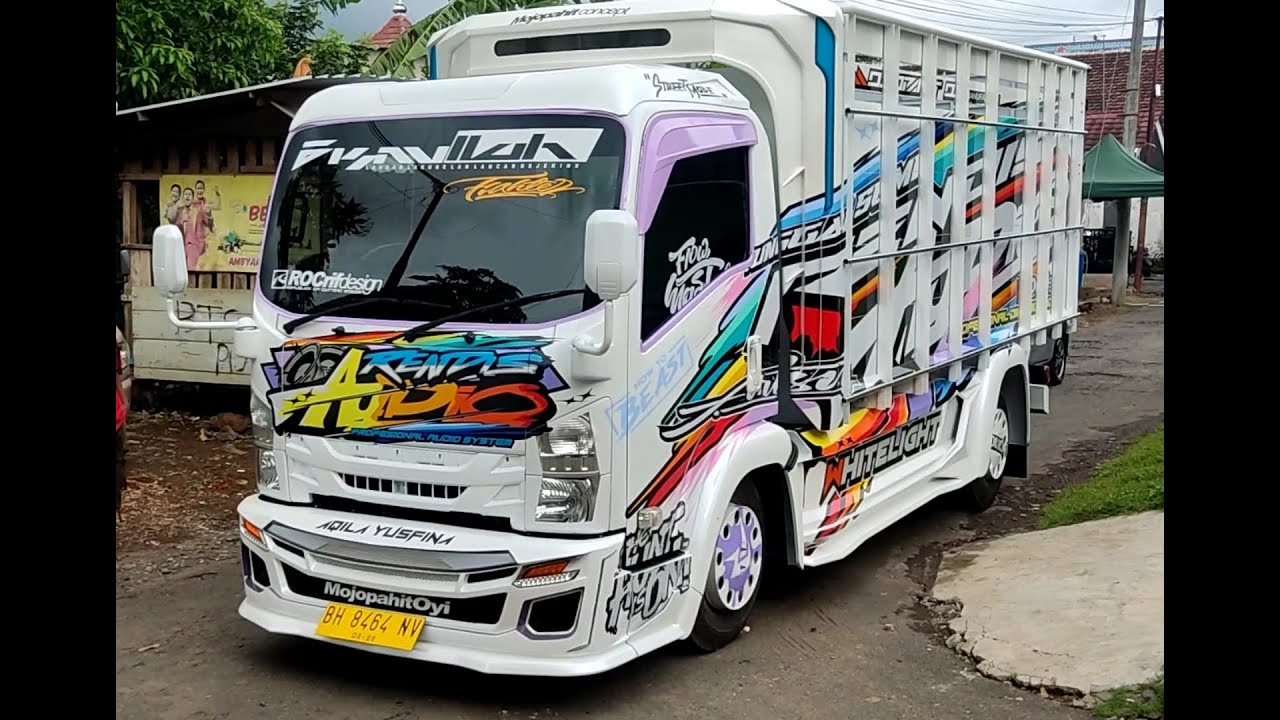truck Giga putih full stiker - YouTube