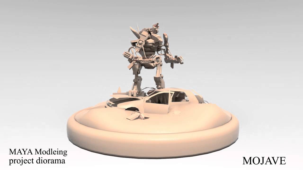 diorama robot district 9 - YouTube