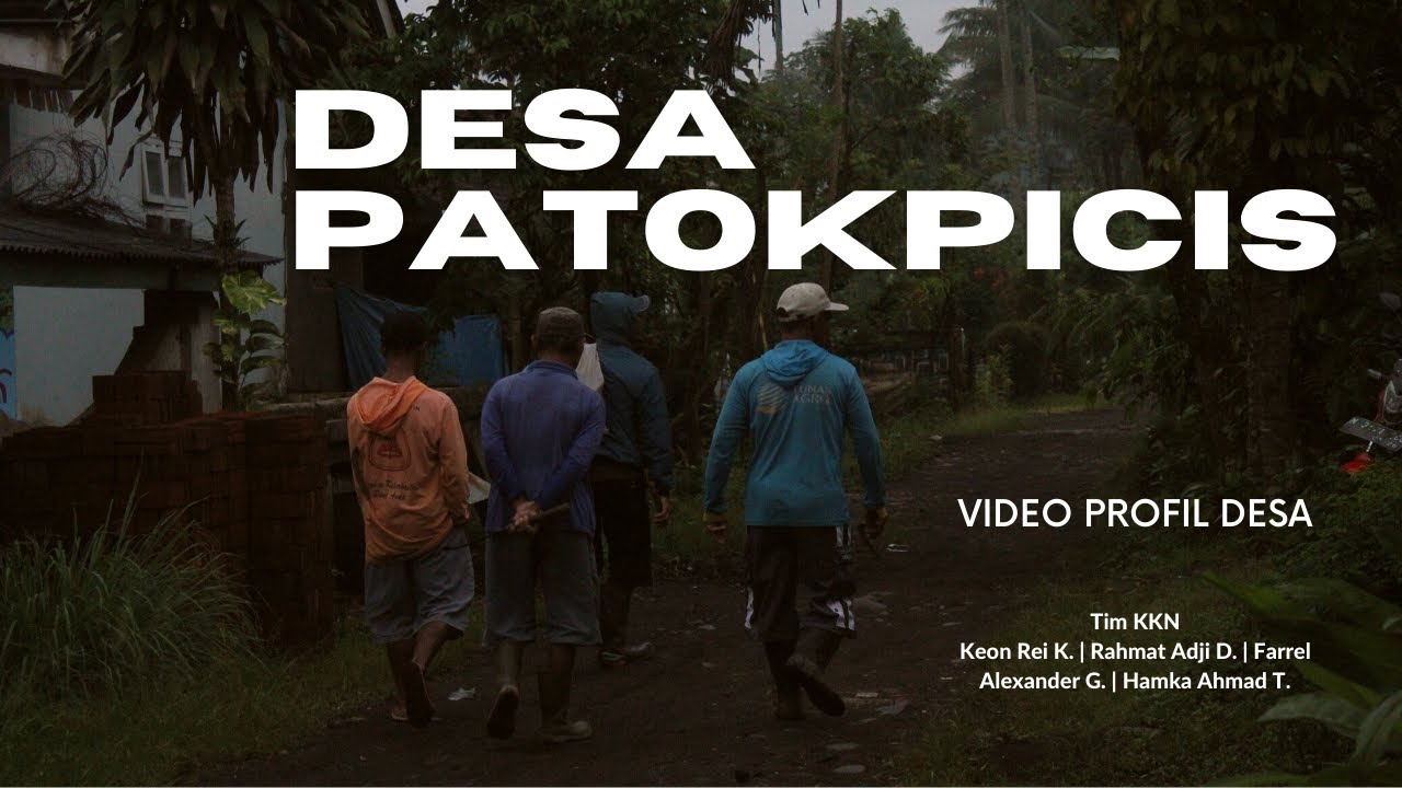 Video Profil Desa Patokpicis 2023 - YouTube