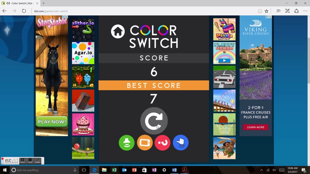 Color Switch Game Play - YouTube