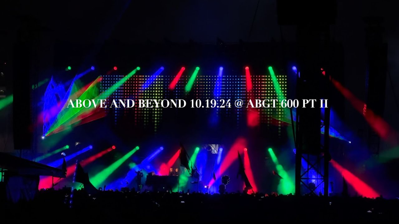 ABOVE AND BEYOND @ABGT 600 PT II - YouTube