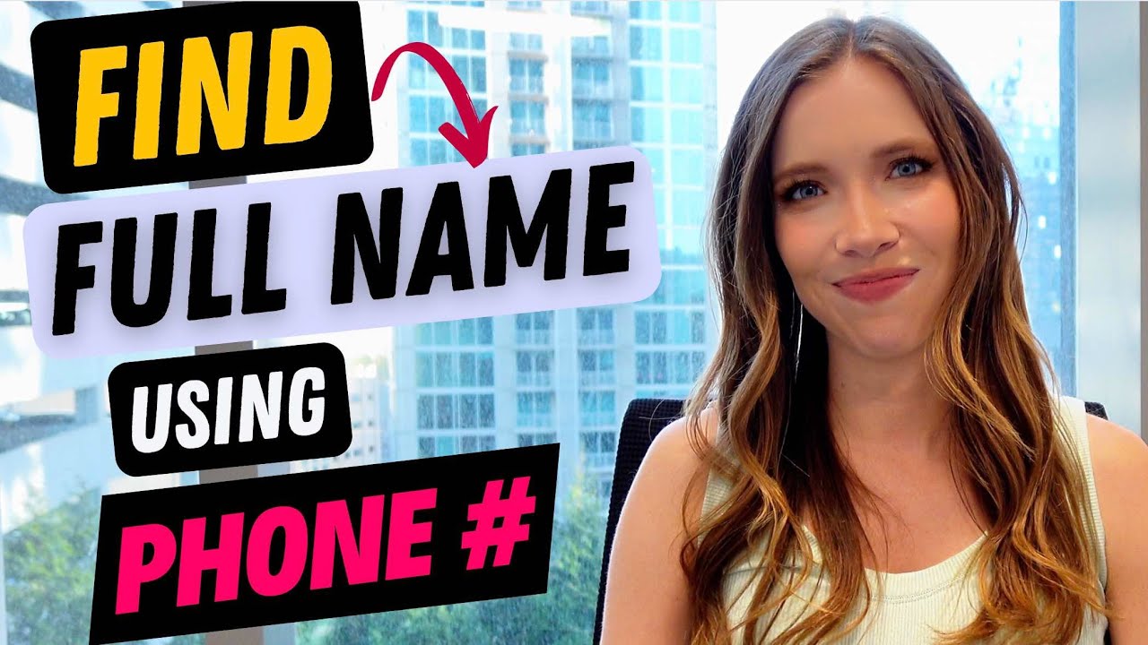 How to find someone's name using a Phone Number - YouTube