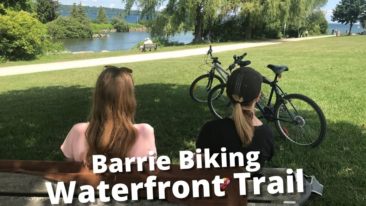 Barrie Biking Waterfront Trail - YouTube