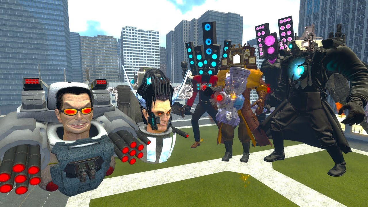 NEW MECHA CORRUPTED TV MAN VS MECHA TITAN CAMERAMAN, CLOCK MAN AND ...