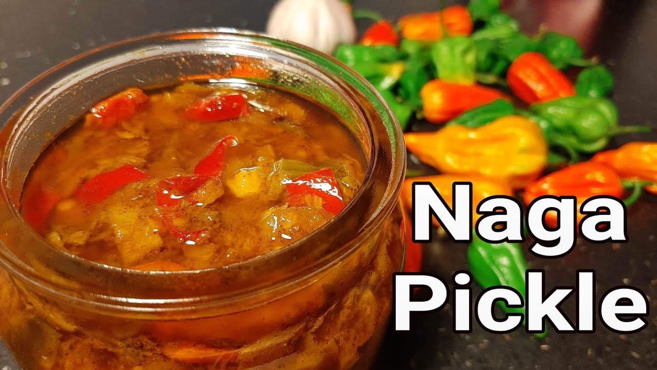 অসম্ভব স্বাদের নাগা / বোম্বাই মরিচের আচার || Naga Pickle Recipe ...