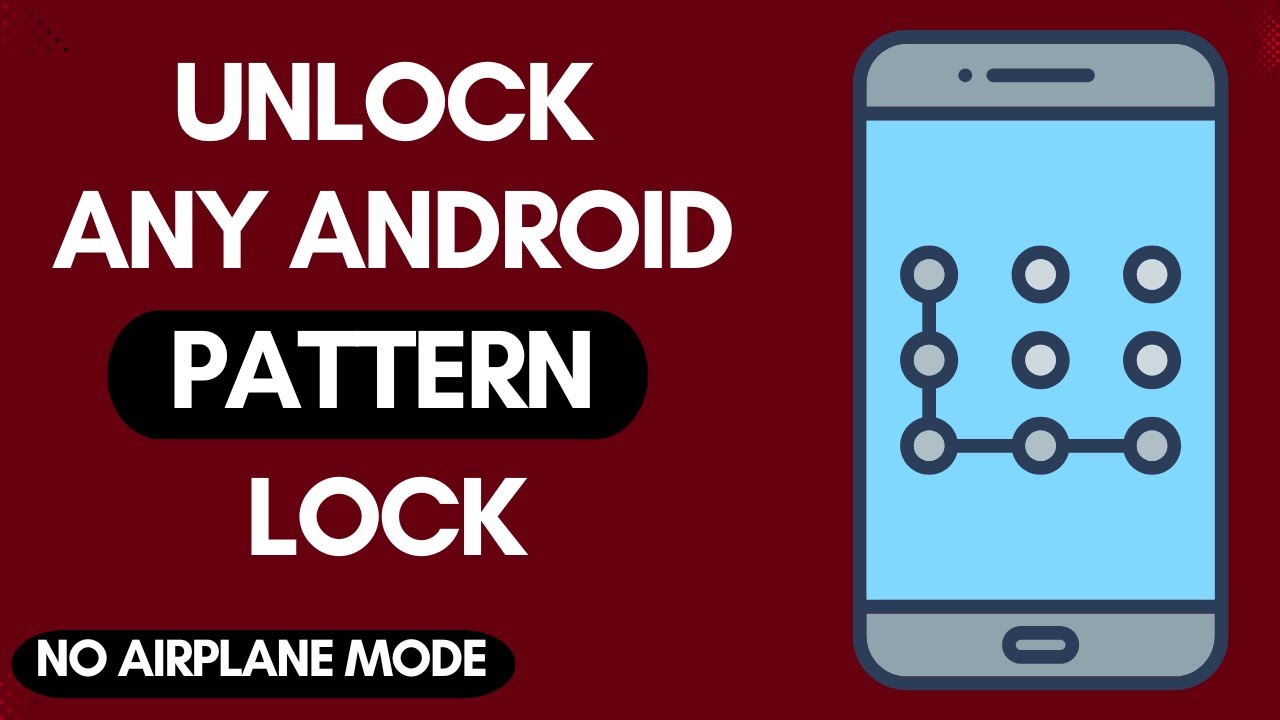 How to Unlock Forgotten Pattern on Android No Data Loss - Open Pattern Lock in Android - YouTube