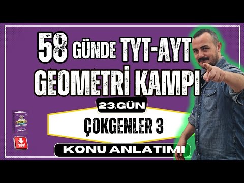 ÇOKGENLER 3 | 58 Günde TYT AYT Geometri Kampı | Geometri Konu Anlatımı