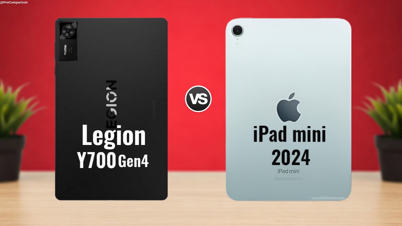 Lenovo Legion Y700 Gen4 vs iPad Mini 2024 || Full Comparison - YouTube