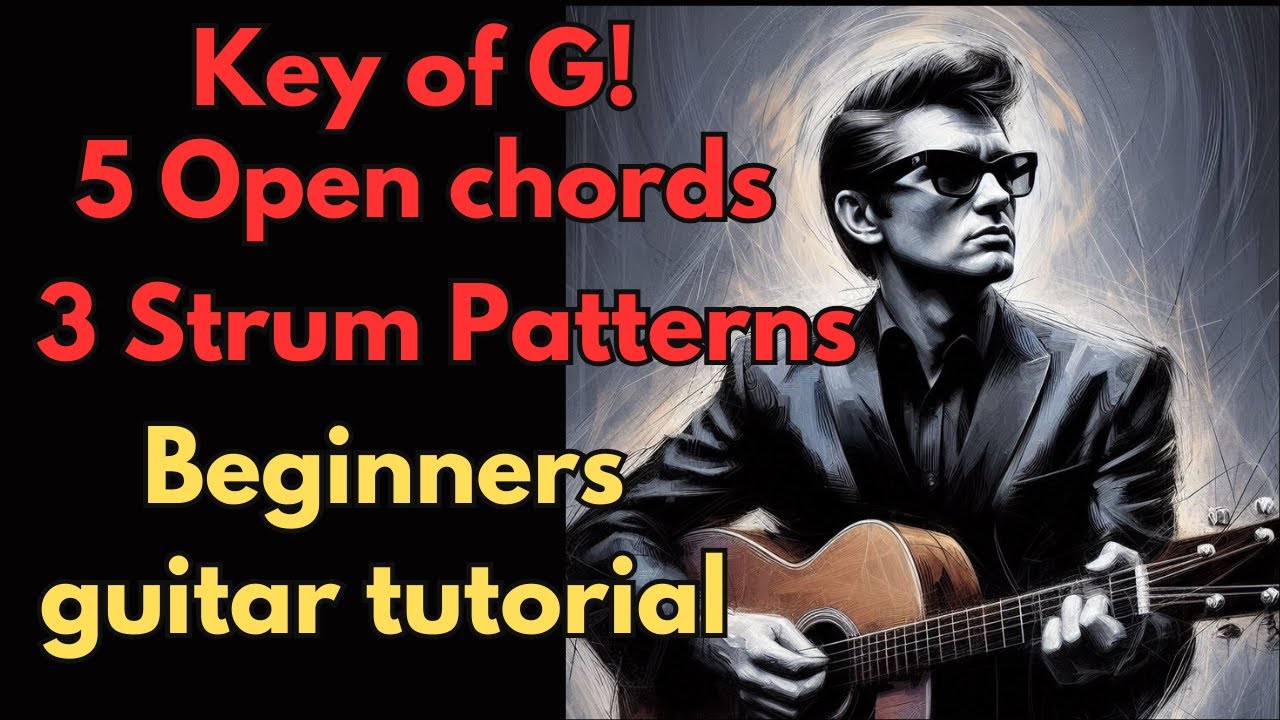 key of G with 5 open chords and 3 strum patterns - YouTube