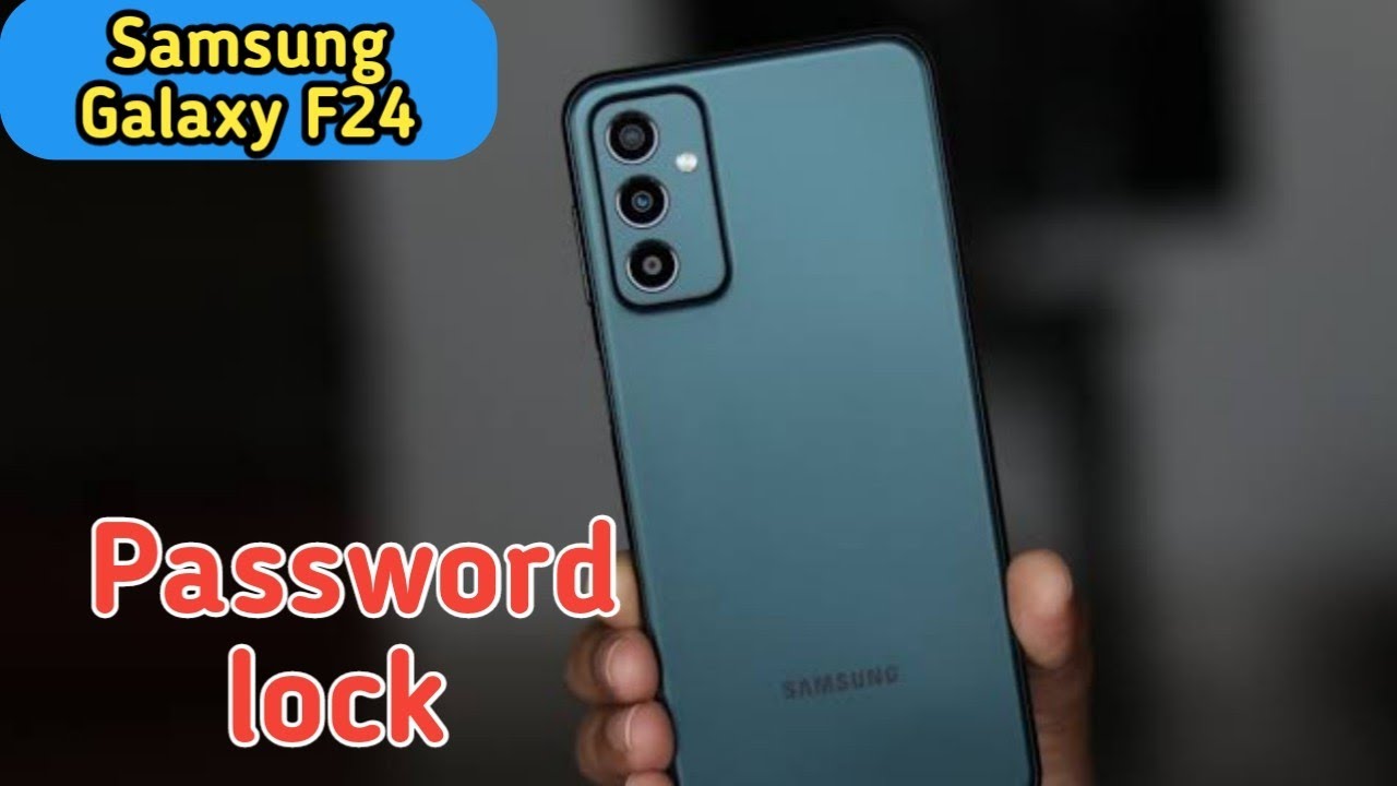 Password Lock Set In Samsung Galaxy F24, Samsung Galaxy F24 Password ...