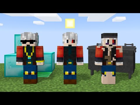 1$ FAKİR VS 1000$ MİLYONER - Minecraft