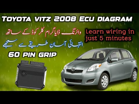Toyota vitz 2008 ecu wiring diagram - YouTube