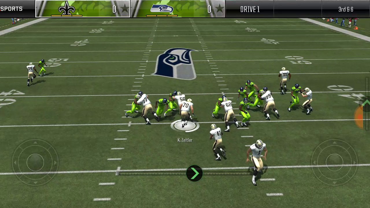 Madden mobile (overdrive) blocking #31 - YouTube