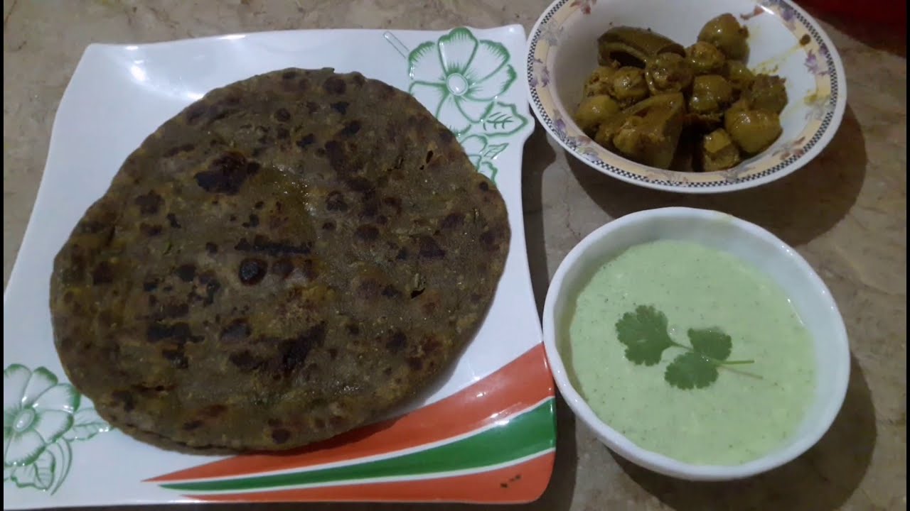 Saag Wali Roti|How To Make Saag Wali Bread At Home |k.Fatima kitchen ...