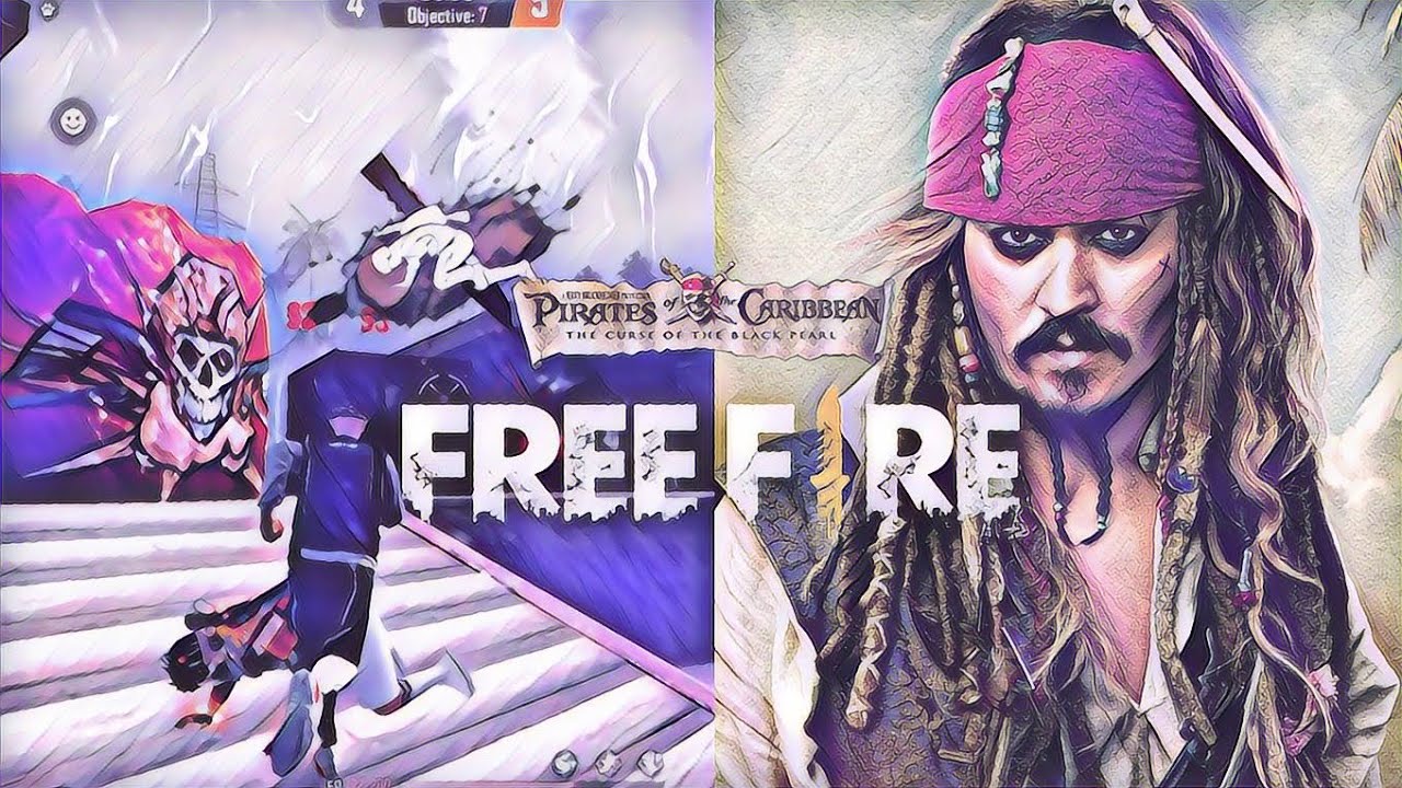 👿jack sparrow x Free Fire 🔥 free fire😻 mass whatsapp ⚡freefire ...